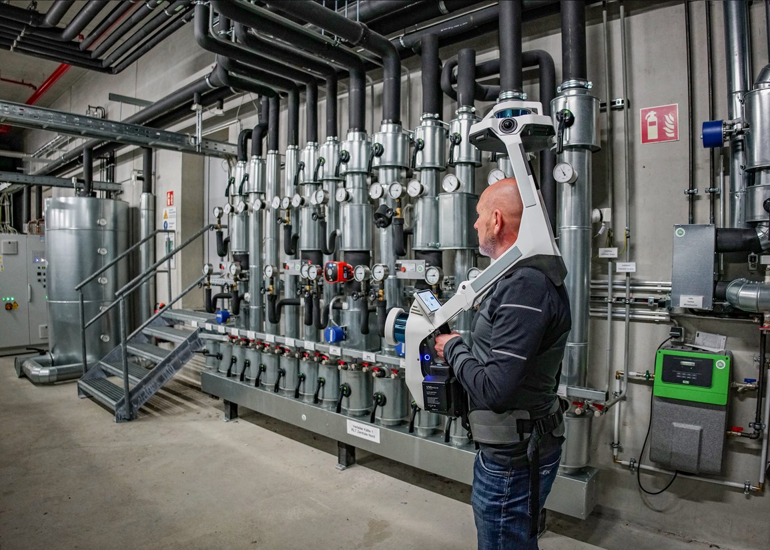 Umbau einer Heizzentrale | Z-Plan - 3D-Laserscan und 3D-Modellierung